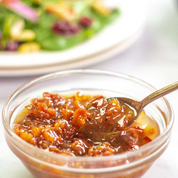 Hot Bacon Dressing {Quick & Easy} - The Gay Globetrotter