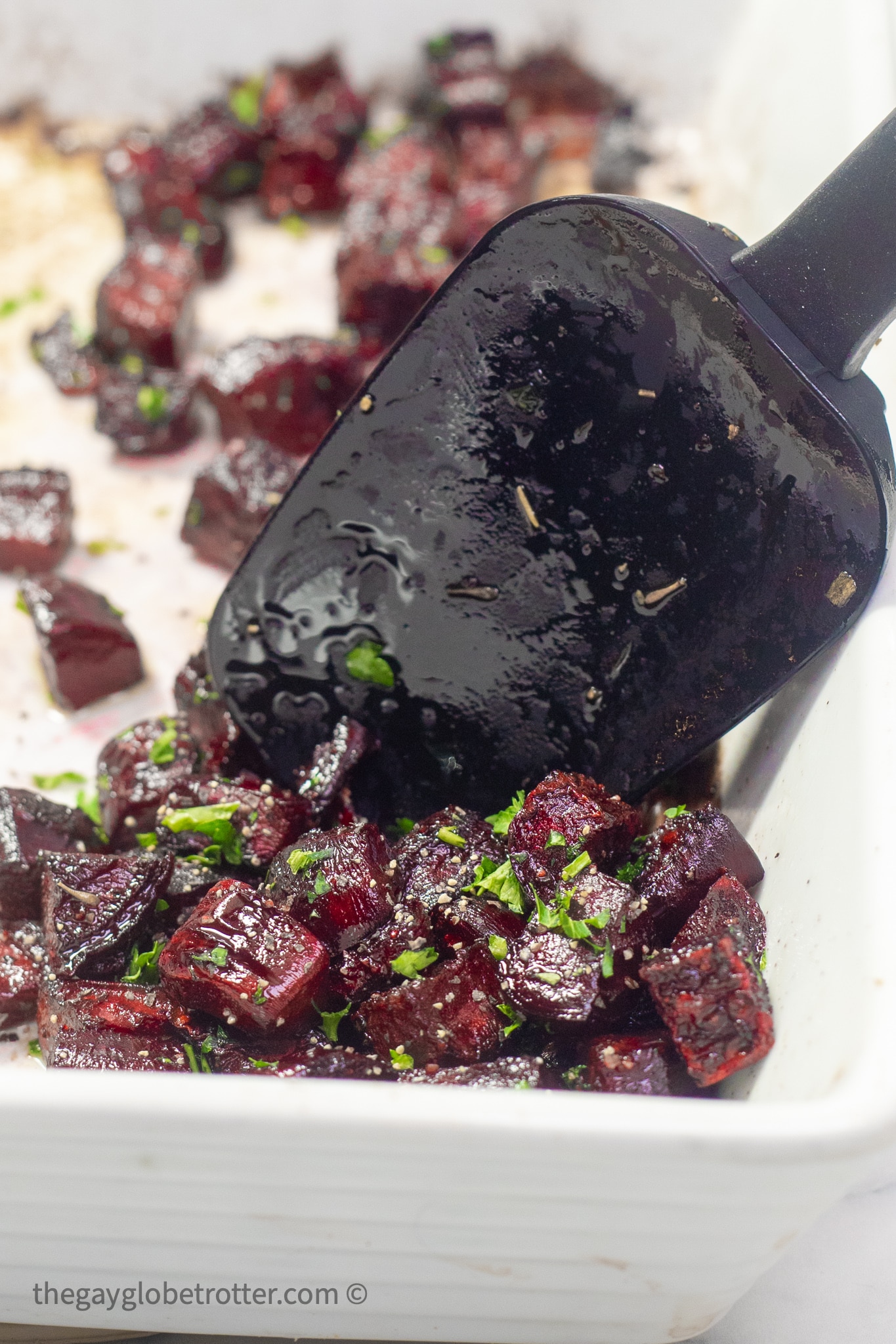 Super Simple Oven Roasted Beets {3 ingredients!} - The Gay Globetrotter