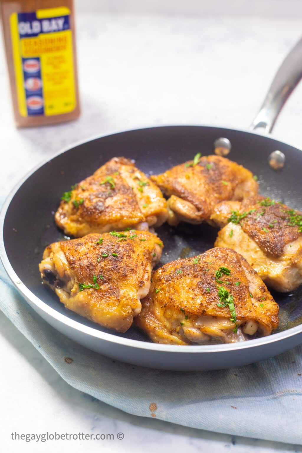 Old Bay Chicken {An Easy, 30 Minute Meal!} - The Gay Globetrotter